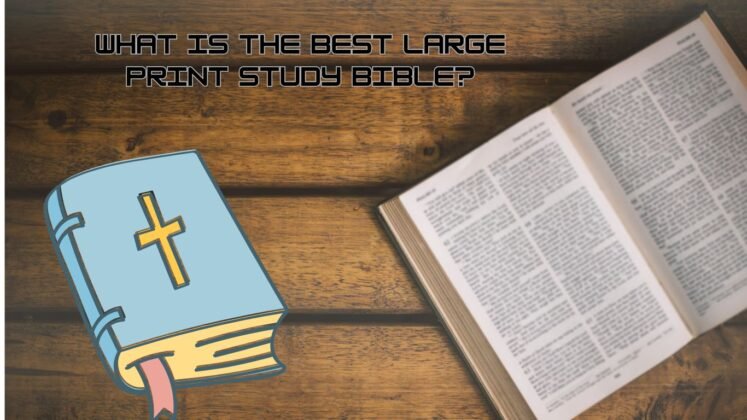 What Is The Best Large Print Study Bible? Versions, Sizes, Features ...