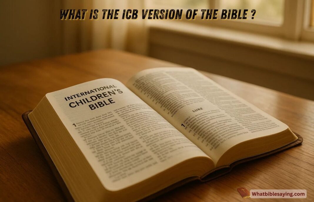 What Is the ICB Version of the Bible Explained