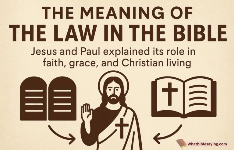 What Is The Law In Bible? Meaning, Jesus & Paul