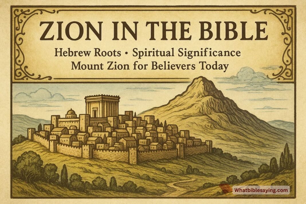 What Is Zion in the Bible? Meaning and Spiritual Truth