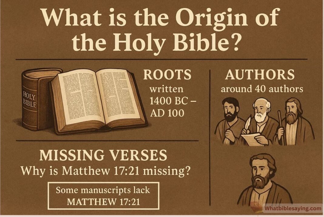 What Is The Origin Of The Holy Bible: From Scrolls to Scripture